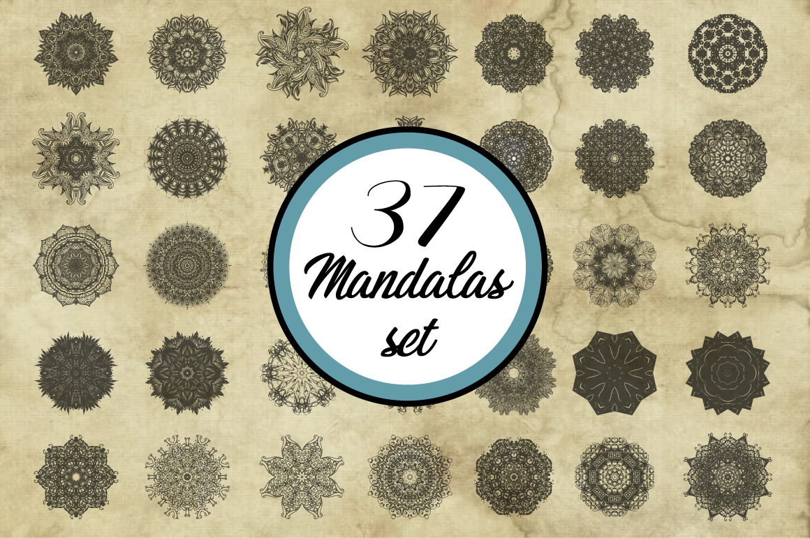 37 Mandalas set 2., a Decorative Illustration by redstudio