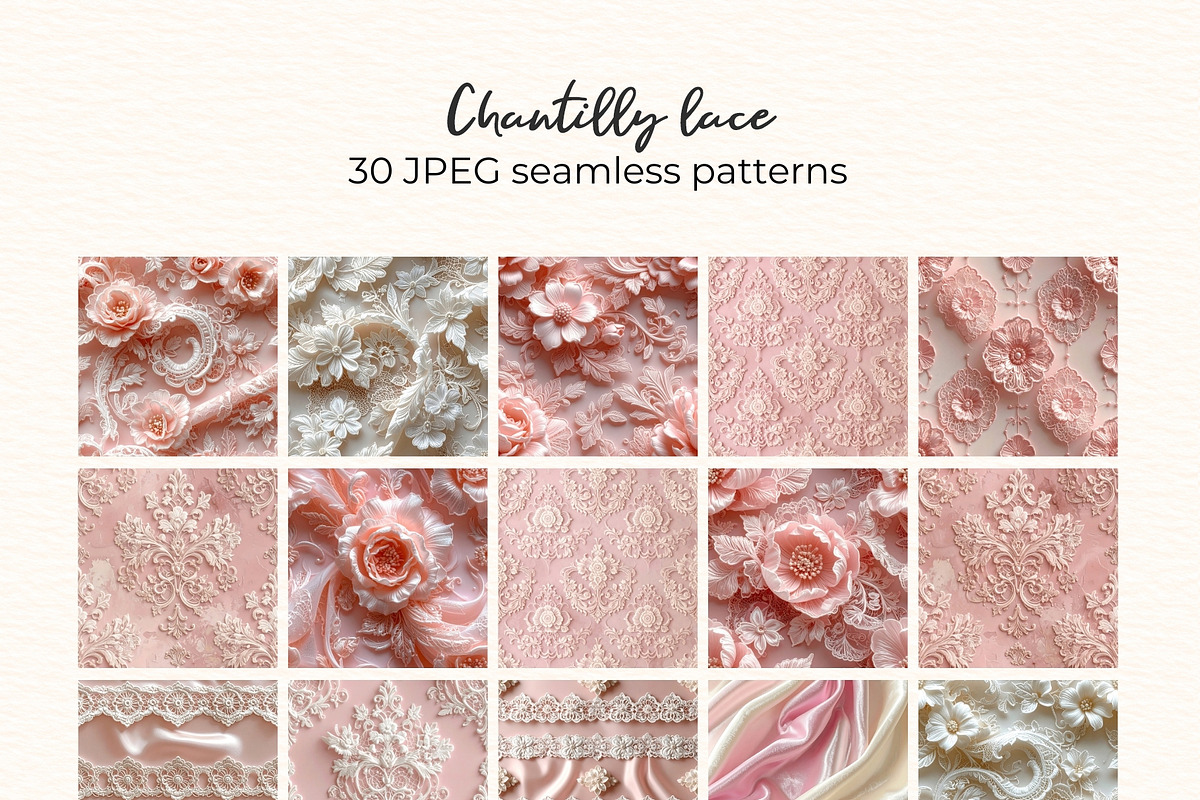 Romantic Rococo Patterns Bundle, a Pattern Graphic by Anny Sketches