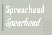 Spearhead Typeface | Font, a Sans Serif Font by Headfonts