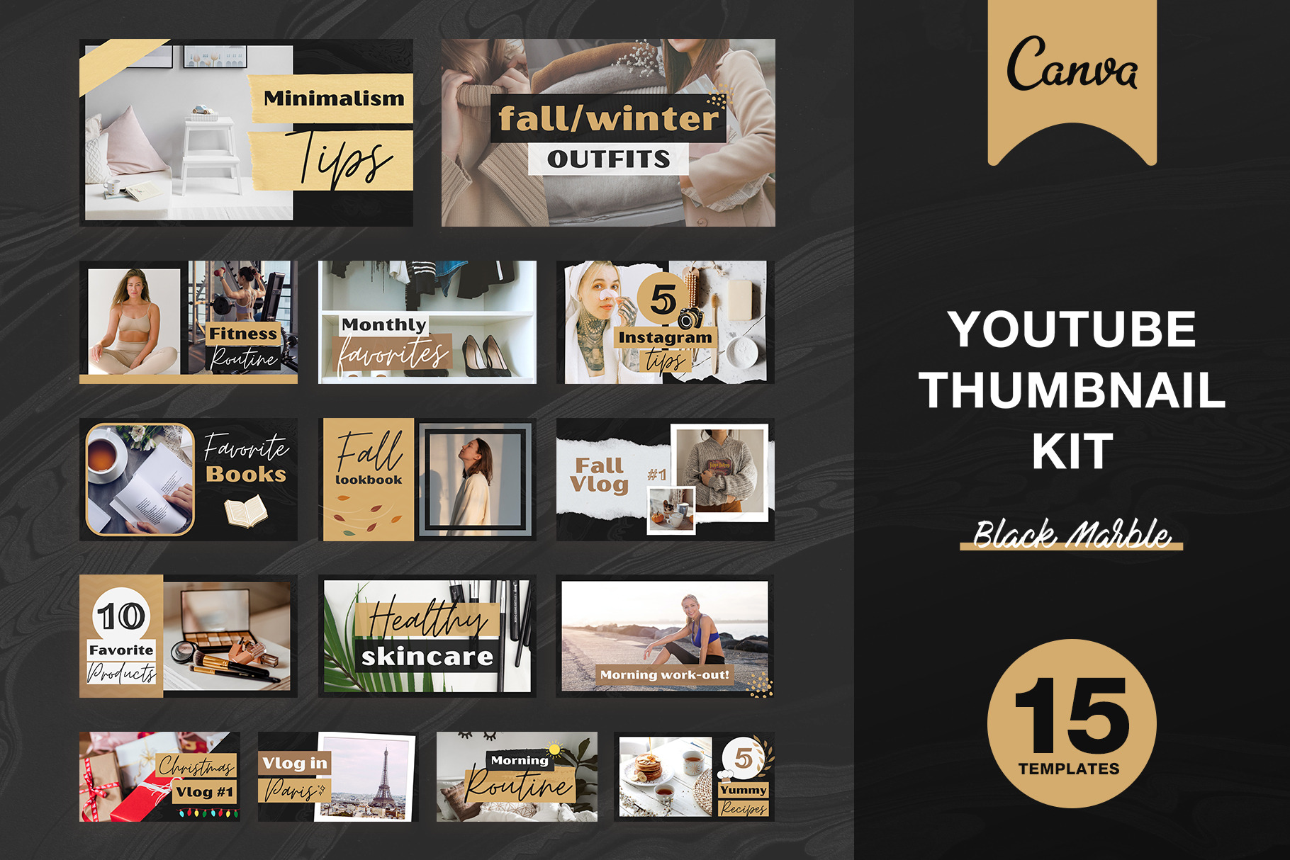 YouTube Thumbnail Kit | Canva, a Social Media Template by ...