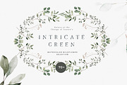 Modern Watercolor Greenery & Wreaths