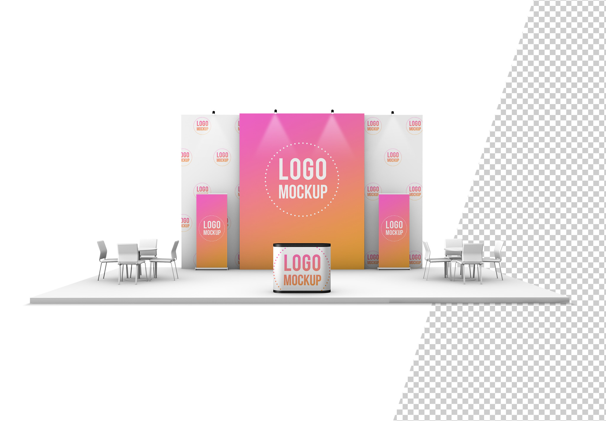 Exhibition Trade Show Mockup, a Product Mockup by McLittle Stock