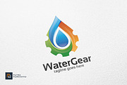 Water Gear - Logo Template, a Branding & Logo Template by putra_purwanto