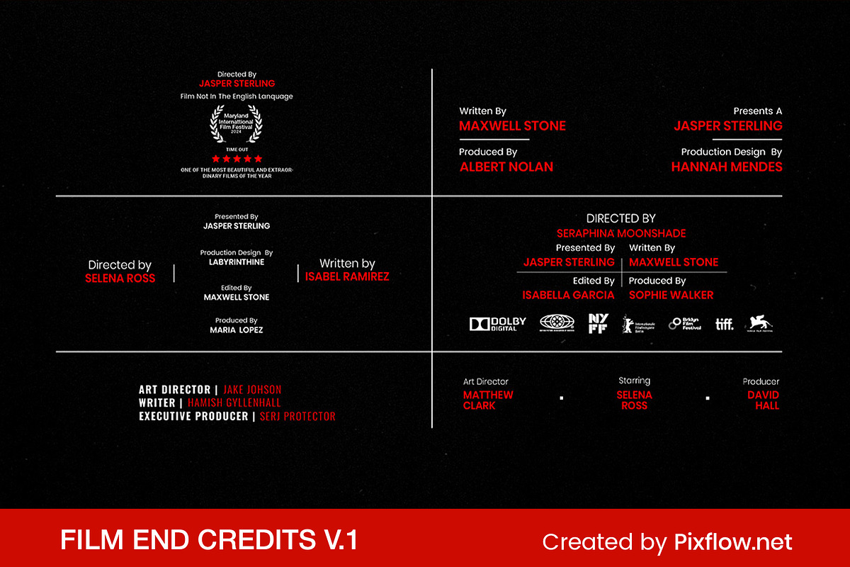 Film End Credits V.1
