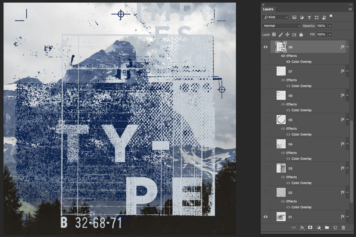 Instagram Abstract Texture Effects, a Social Media Template by Offset