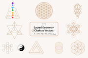 Sacred Geometry and Chakras Vectors, a Graphic by jessicamdesign