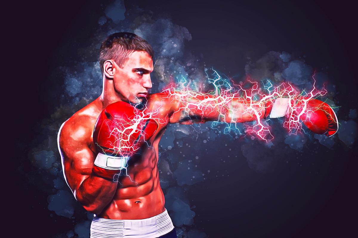 Power Effect Photoshop Action, an Action Add-On by Studio Retouch