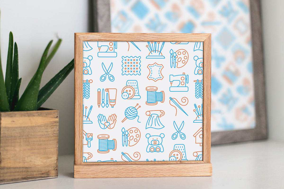 Handmade Patterns Collection, a Pattern Graphic by Alex Blogoodf