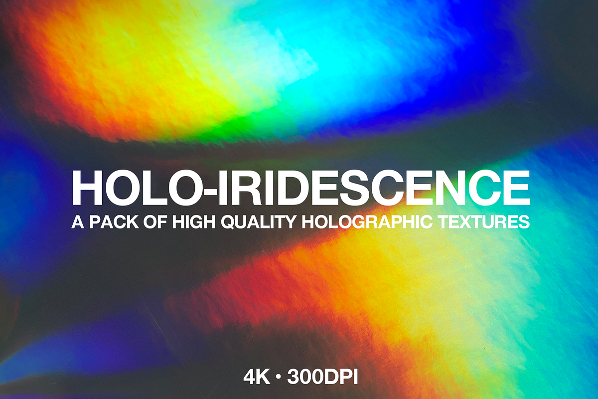 Holo - Iridescence Textures, a Texture Graphic by 60 DEGREE STUDIO