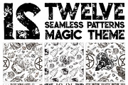 12 Magic Seamless Patterns, a Background Graphic by It's Time to Designs