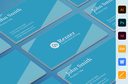 Hostel Business Card, a Business Card Template by TemplatesNow!