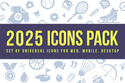 2025 Vector Icons Pack, an Outline Icon by Creativeadi