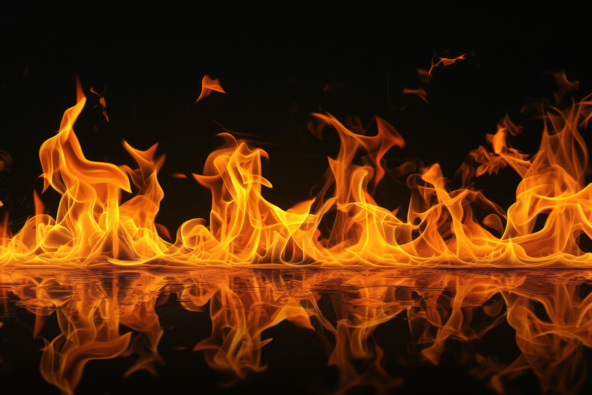 50 Fire flames, a Background Graphic by Handmadefont