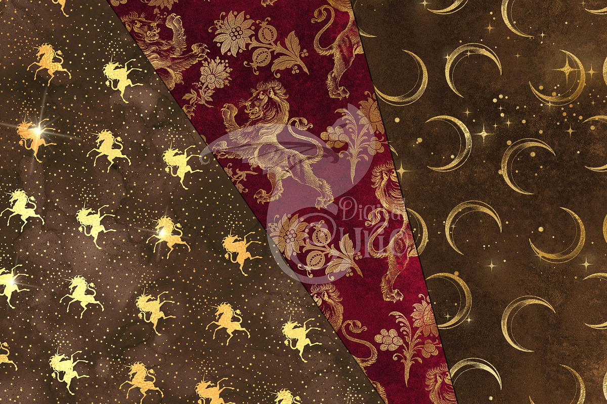 Spellcraft Digital Paper, a Texture Graphic by Digital Curio