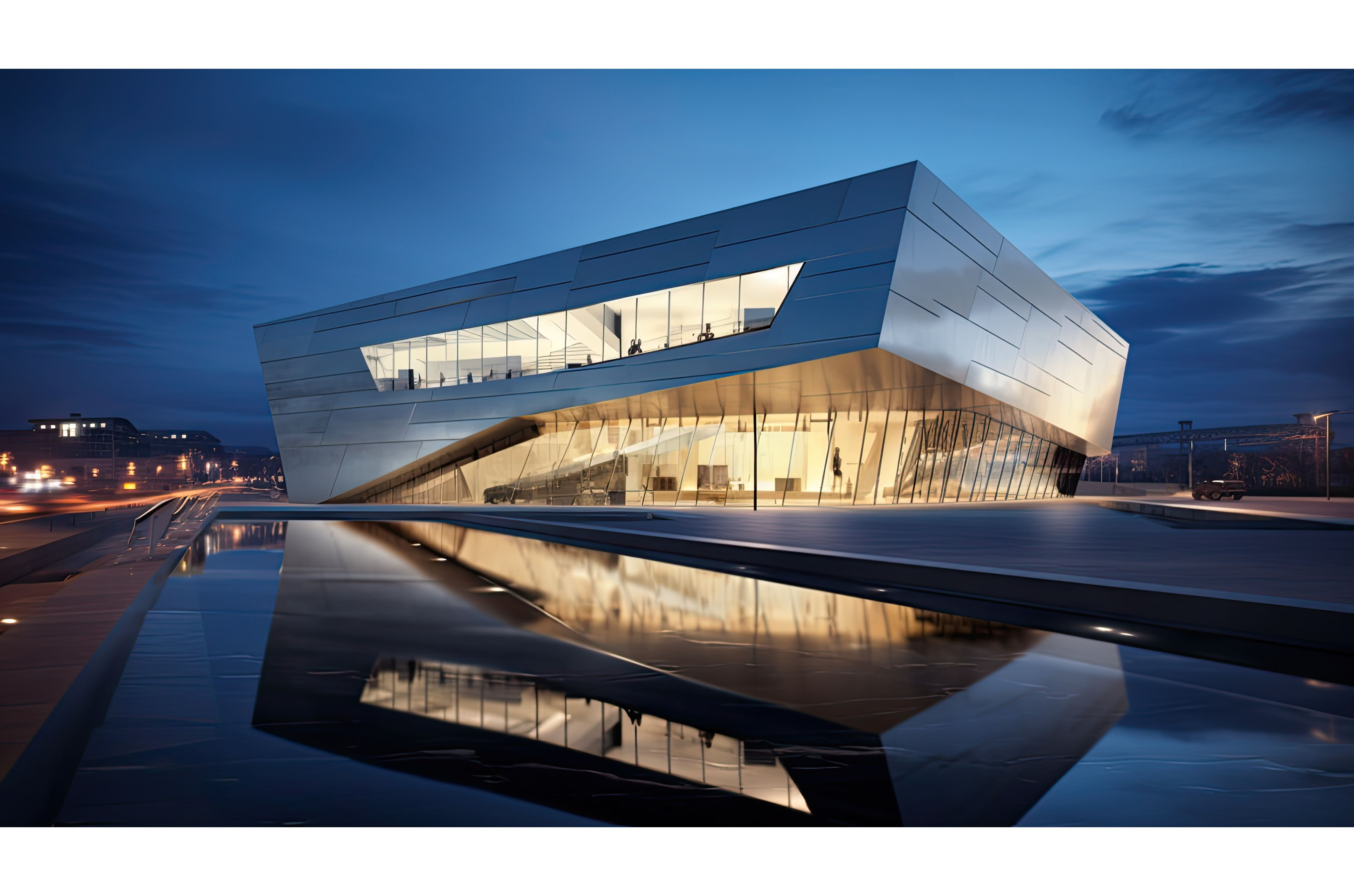 exhibits technology museum building, a Background Photo by pikepicture