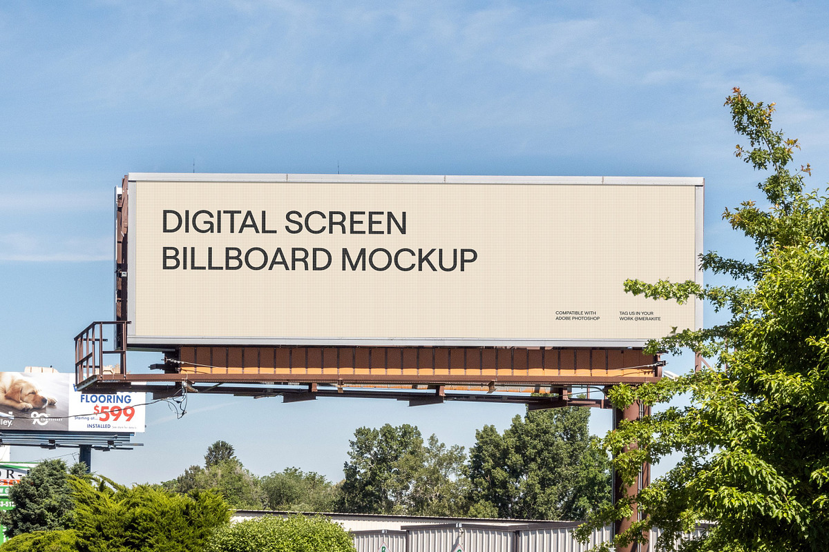 Digital Billboard Mockup PSD Bundle, a Mockup by Area Mockups