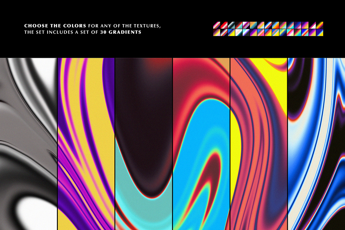 Iridescence: Liquid Textures Kit, a Texture Graphic by pixelbuddha.net ...