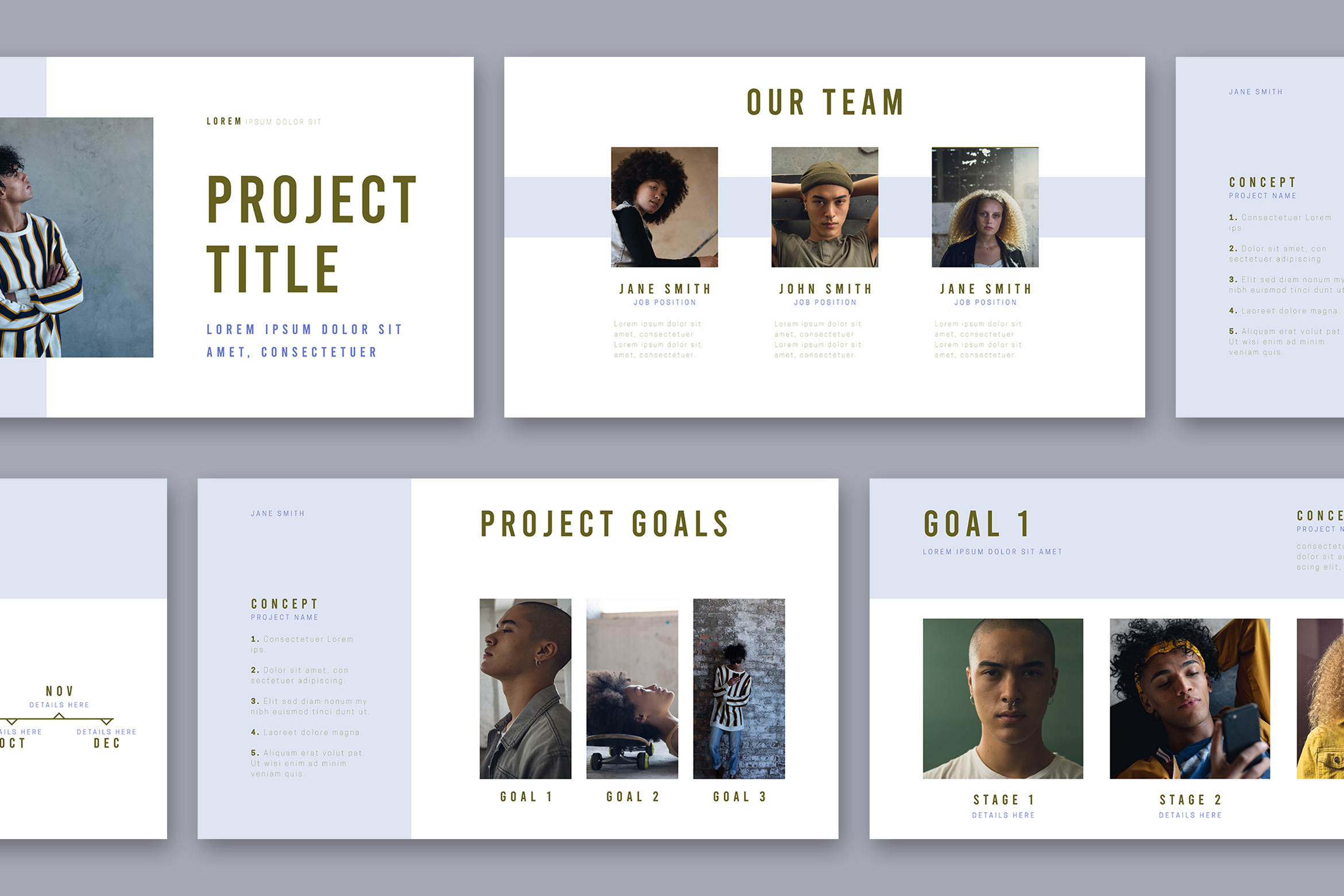 Minimalist Project Presentation Set, a Templates & Theme by wavebreak