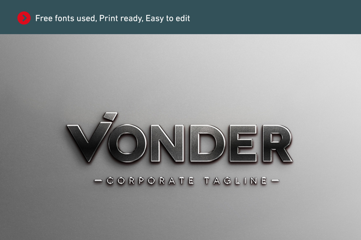 Vonder Corporate Logotype, a Branding & Logo Template by Snowboy Design