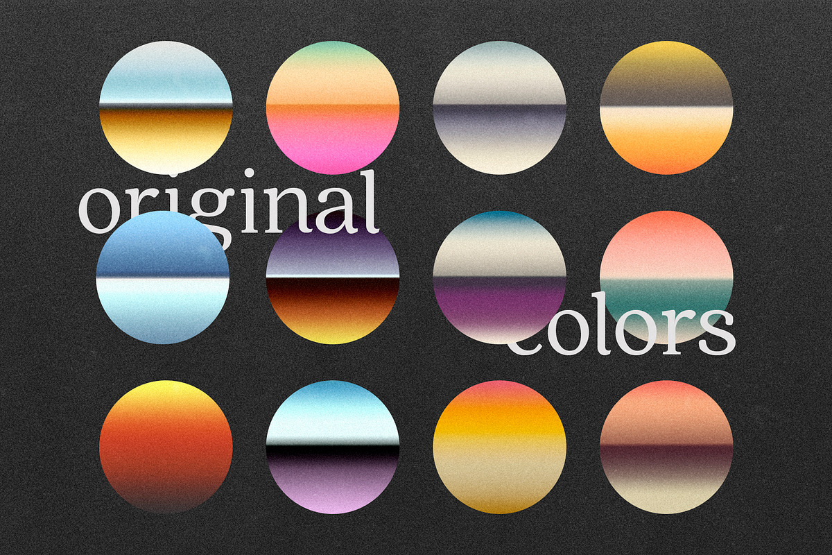 Retro Gradient Colors Photoshop &FREE