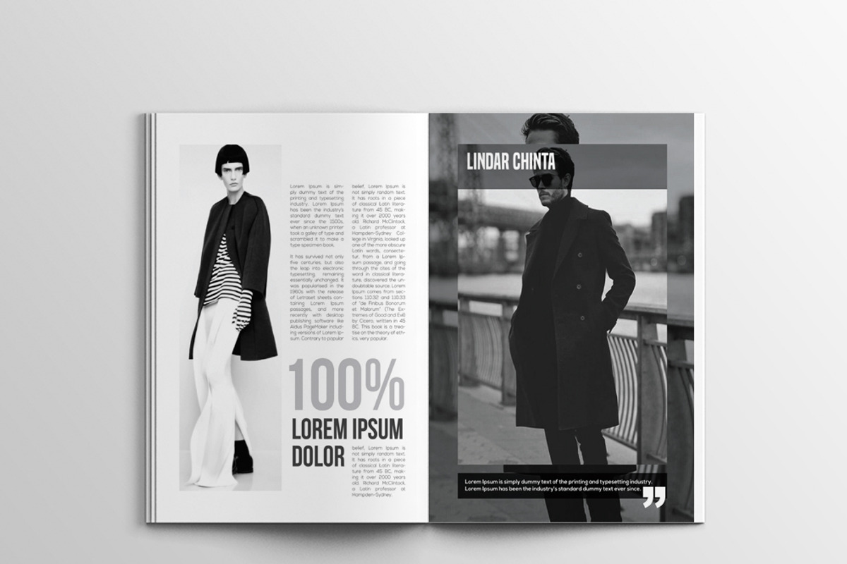 Divider Magazine Templates, a Magazine Template by MRI STUDIO
