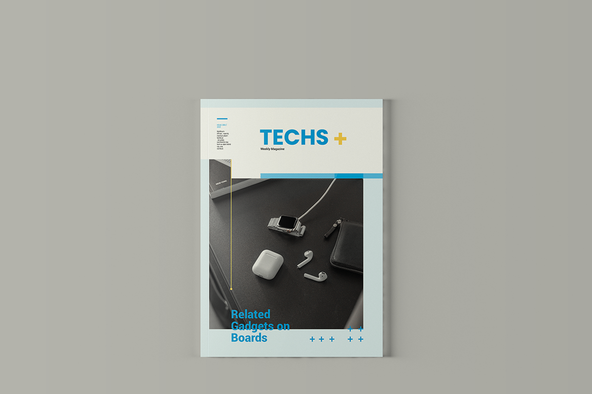 Techplus - Magazine Template, a Magazine Template by inspirasign ...