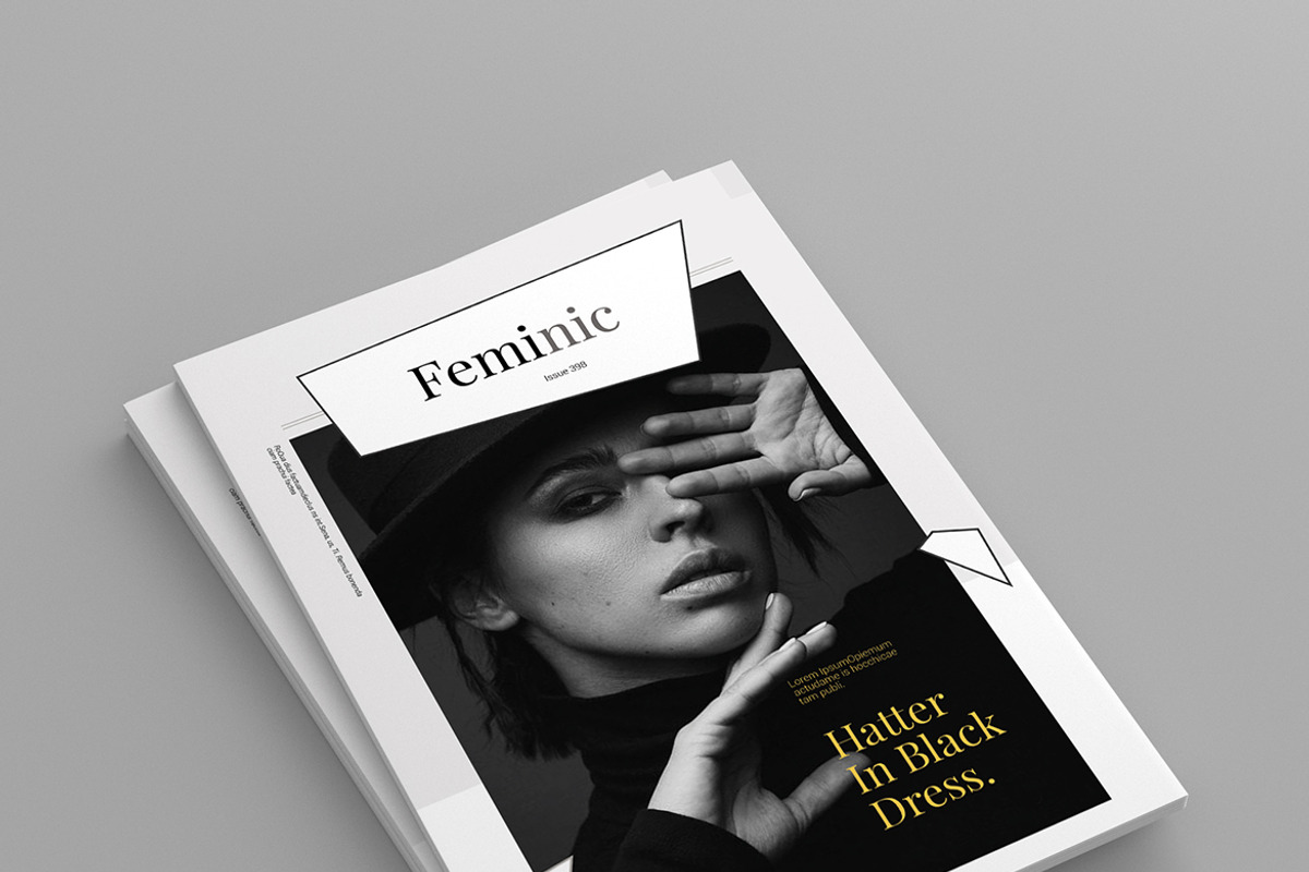 Feminic - Magazine Template, a Magazine Template by inspirasign ...