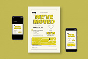 We're Moving Flyer Set, a Flyer Template by graphicook