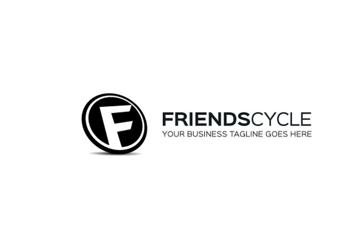 Friends Cycle Logo Template, a Branding & Logo Template by The Branding ...