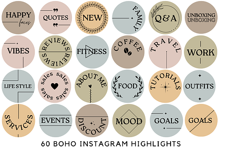 Pink Instagram Cover Template Canva | Social Media Templates ~ Creative ...