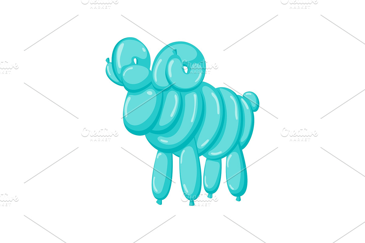 Animal ram balloons. Vector balloon, an Object Graphic by the8monkey ...