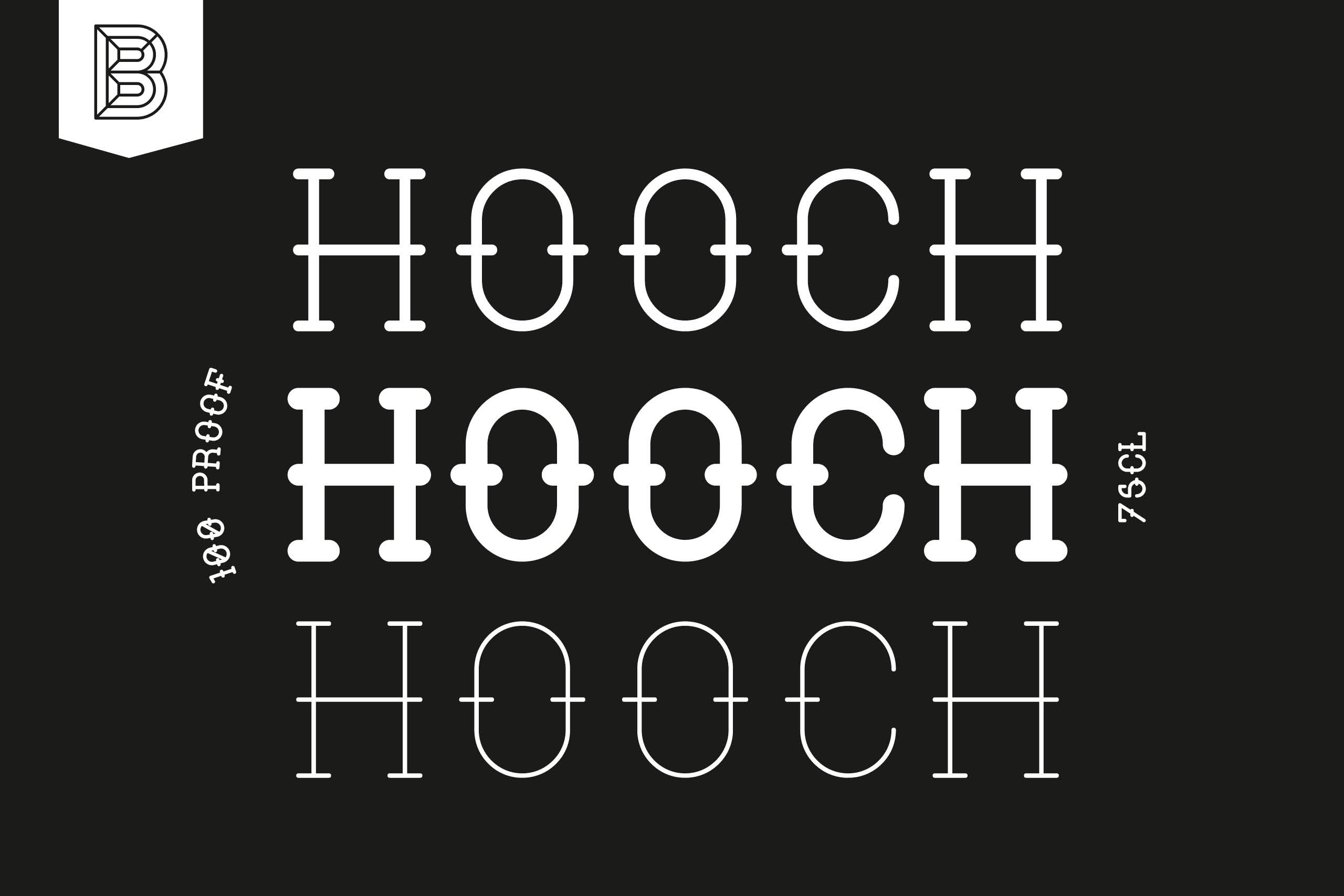 Hooch - Typeface, a Slab Serif Font by Studio Bayley