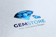 Gem Store, a Branding & Logo Template by Vectorwins Premium Shop