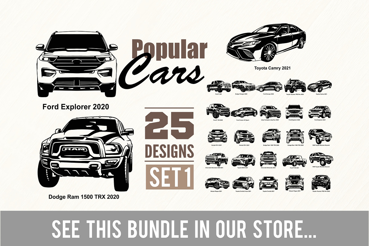 Toyota Tacoma TRD Pro 2020 Car SVG, an Illustration by Digital-Clipart