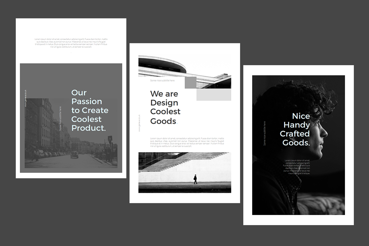 A4 Powerpoint Template for Print, a Presentation Template by Elokka Std.