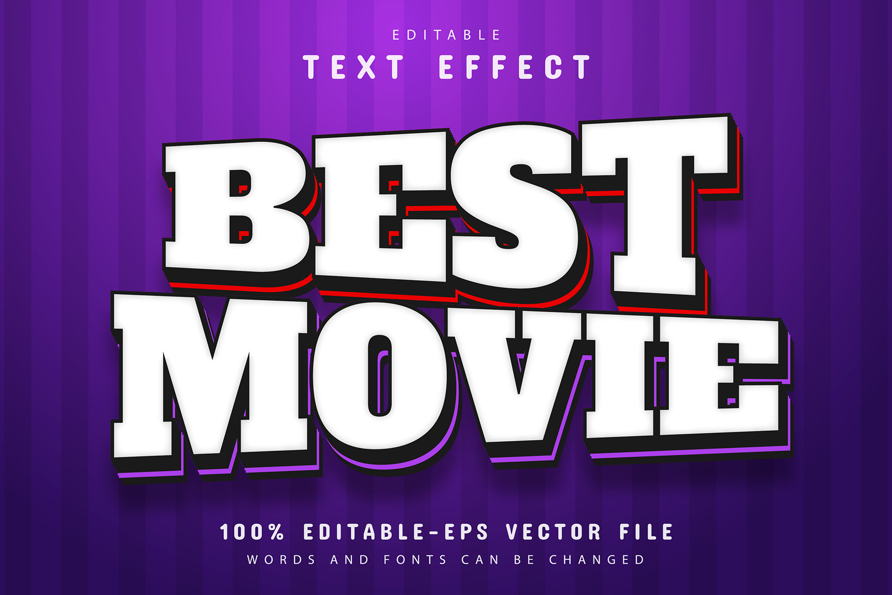 Best movie text effect, a Plug-in Add-On by Aglonemadesign