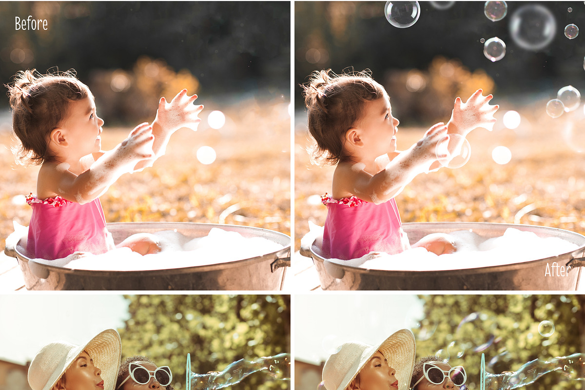 Realistic Bubble Overlays, a Brushes & More by MockTurtleStudio
