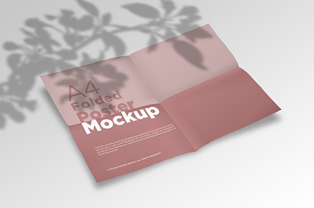Stack Folded Postcard Mockup | Creative Market