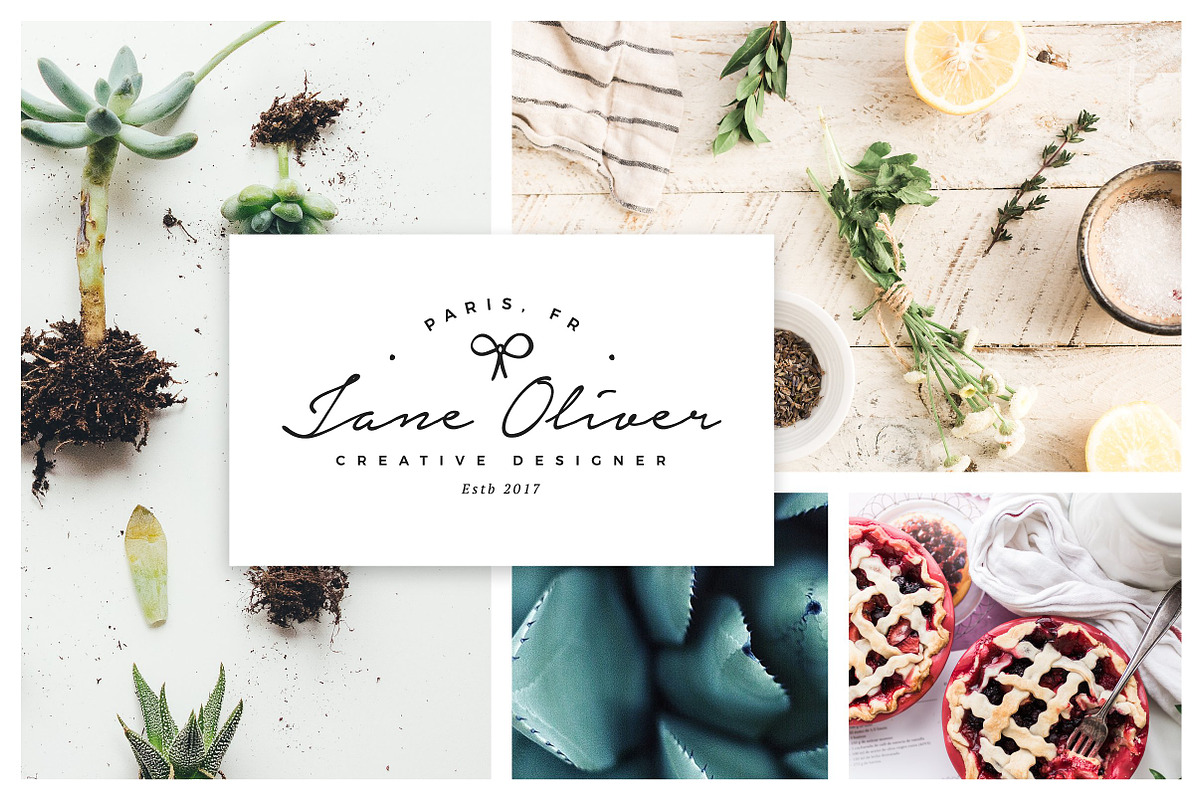 100 Delicate Feminine Logos, a Branding & Logo Template by Davide Bassu ...