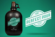 Gallon Growler Mock-Up, a Product Mockup by Palm Street Creative