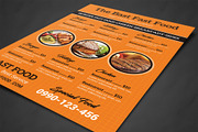 Simple Food Menu, a Flyer Template by AfzaalGraphics