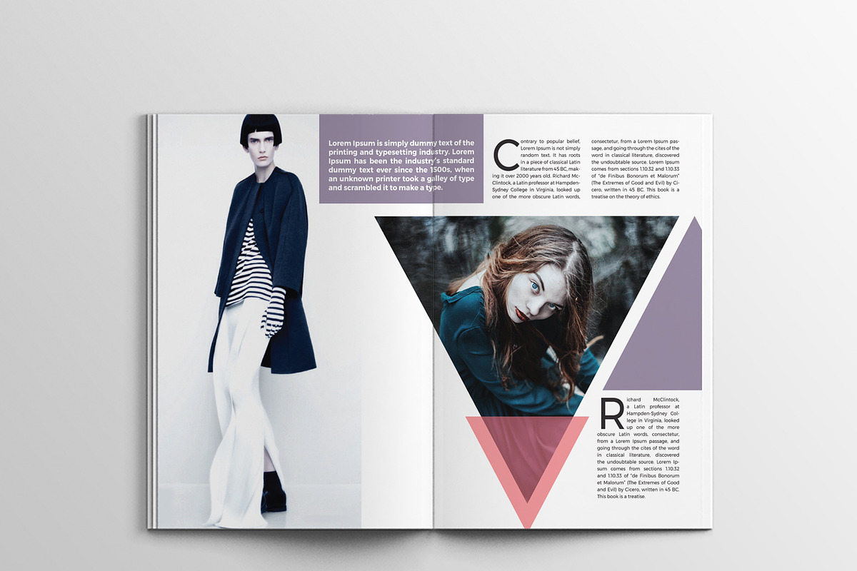 PRETTY Fashion Magazine Template, a Magazine Template by MRI STUDIO