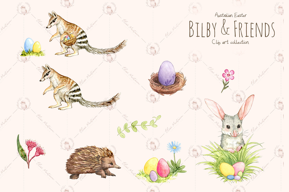 Australian Easter Bilby Clipart, an Animal Illustration by Clip Art by ...