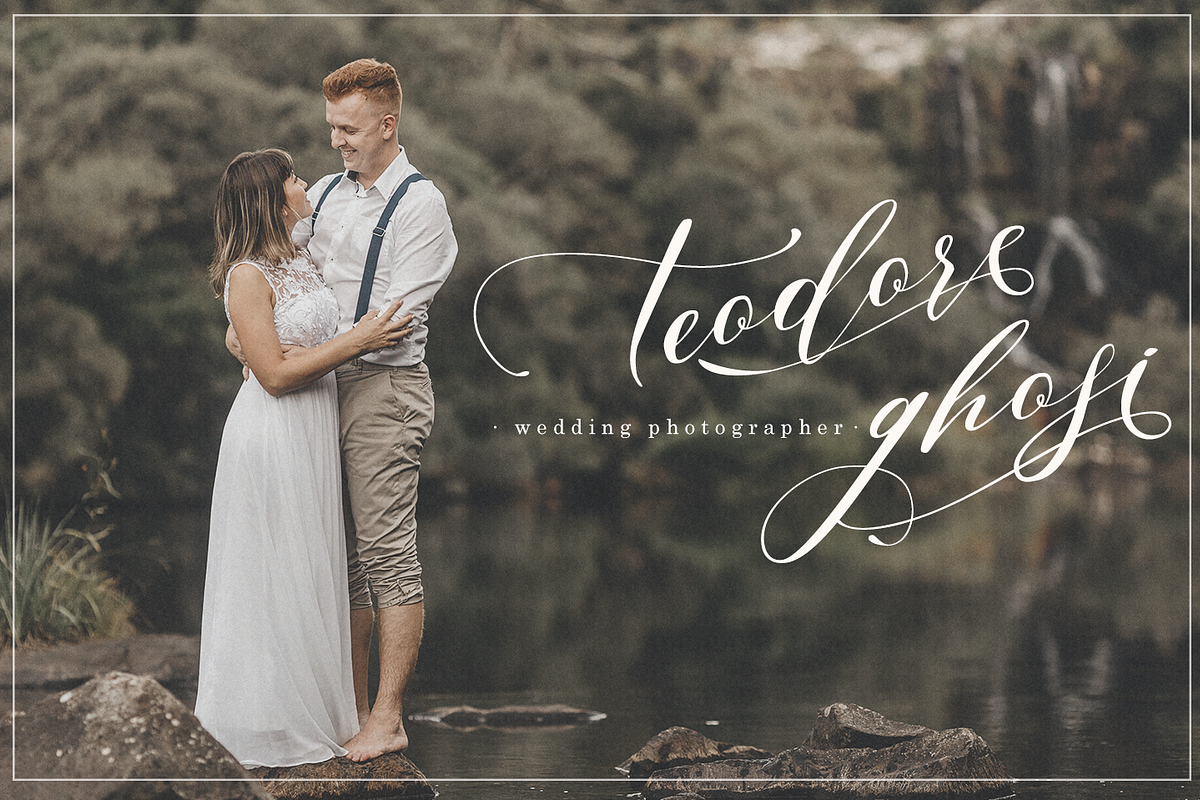 Sweetheart Elegant Script, a Script Font by Quothron