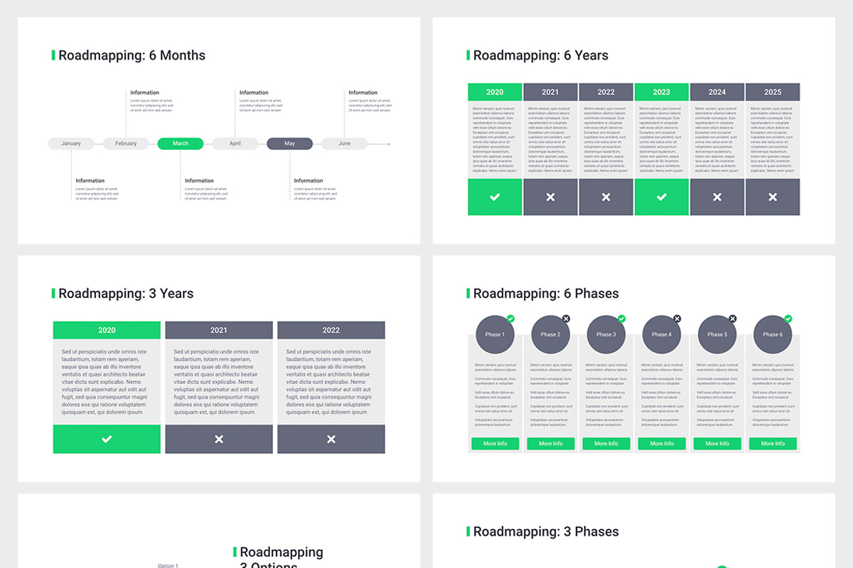 Roadmapping for PowerPoint, a Presentation Template by HiSlide.io