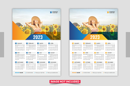 2023 Calendar design template | Creative Market