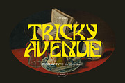 Tricky Avenue - Display Font, a Serif Font by Bale Type