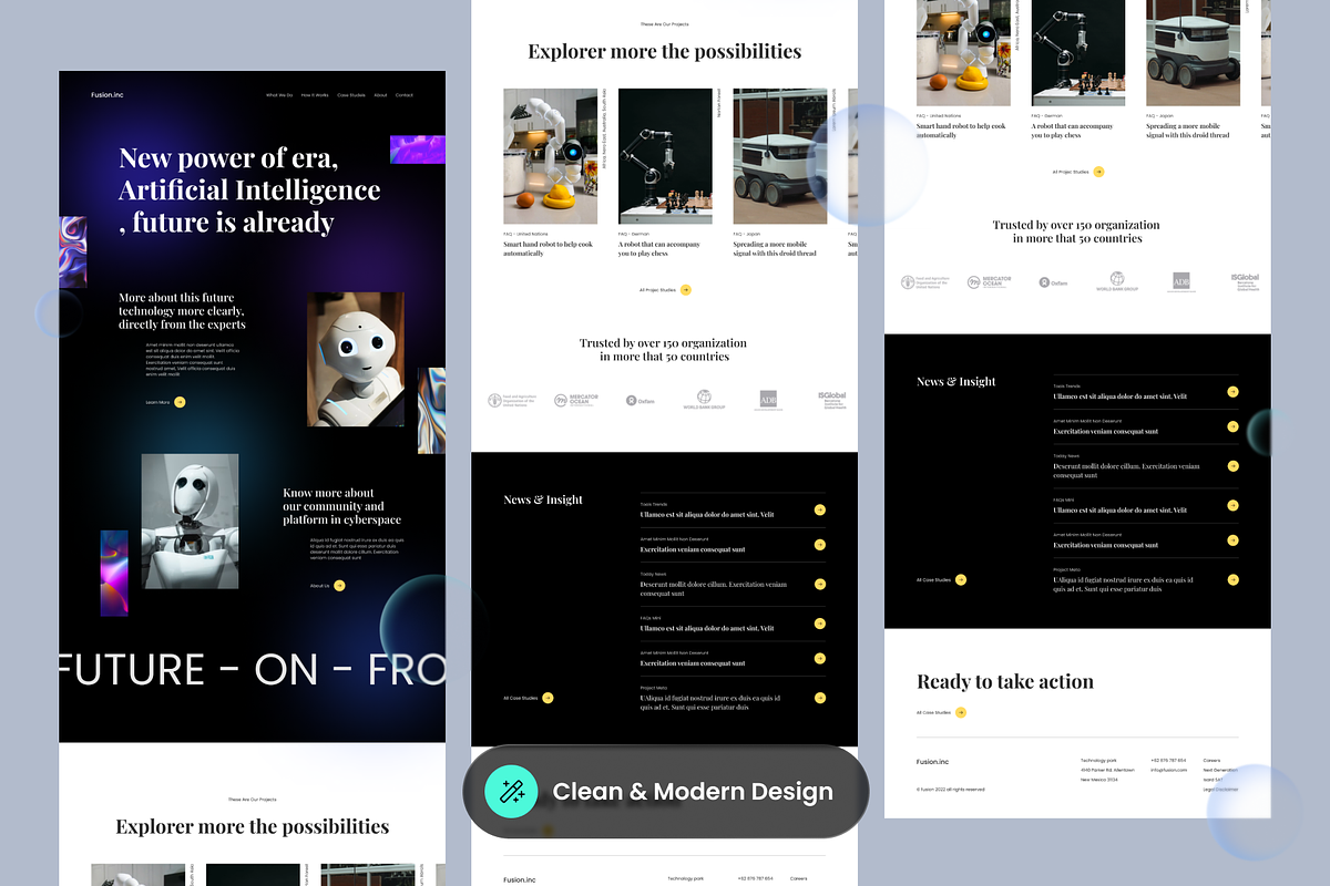 Artificial Intelligence Landing Page, a Landing Page Template by SLAB ...