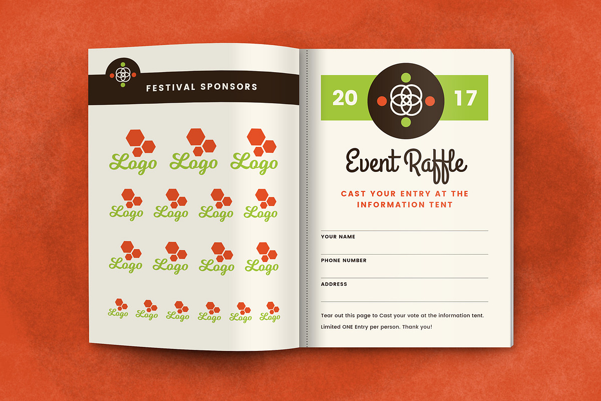 Special Event Promotional Passport, a Brochure Template by Hues of Hodges