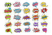 Cartoon speech bubbles. Comic book, an Object Graphic by winwin.art